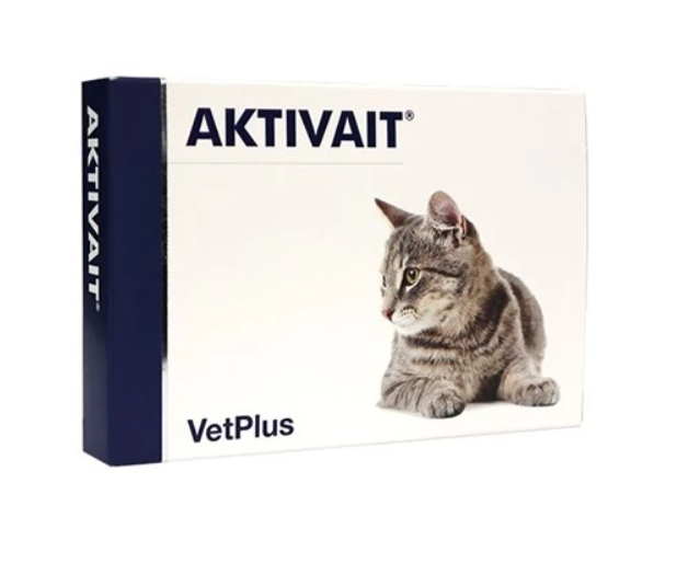 VetPlus - AKTIVAIT CAT (Brain Health Supplements) 60caps – Pettington 柏 ...