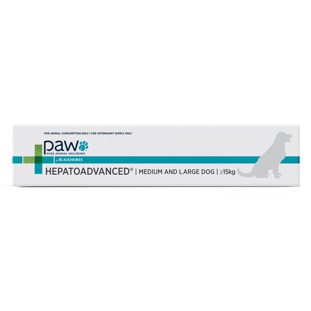 Paw Hepatoadvanced 肝臟高效護理配方咀嚼片 Medium and Large Dogs Over 15kg (30 Tab ...