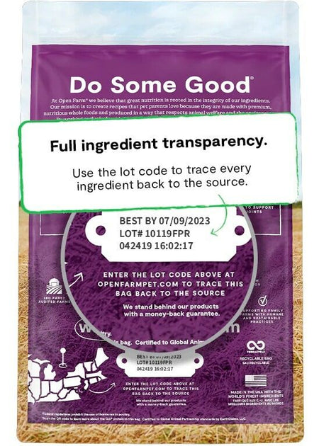 OPEN FARM 美國老狗乾糧 - 無穀物 - 火雞走地雞配方 – Pettington 柏靈頓獸醫寵物用品