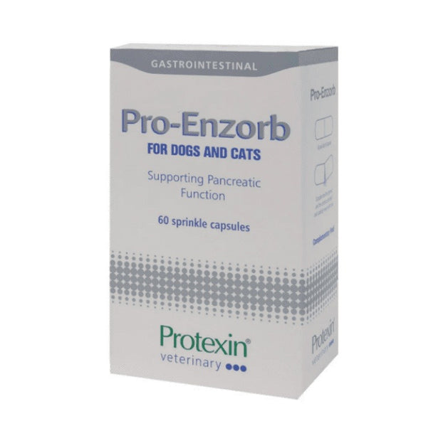 Protexin-Pro-Enzorb 胰酶補充劑 60粒 – Pettington 柏靈頓獸醫寵物用品