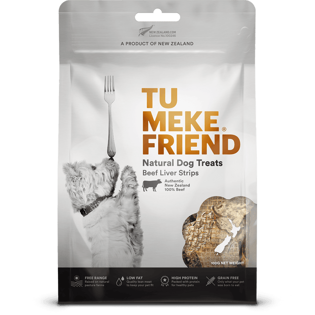 TuMeke Friend 圖米其 Beef Liver Strips 高級狗小食（全牛肝） – Pettington 柏靈頓獸醫寵物用品